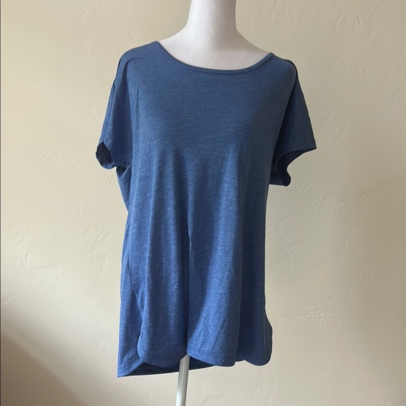 Tuff Athletics | Tops | Tuff Athletics Blue Relaxed Short Sleeve Tee ...